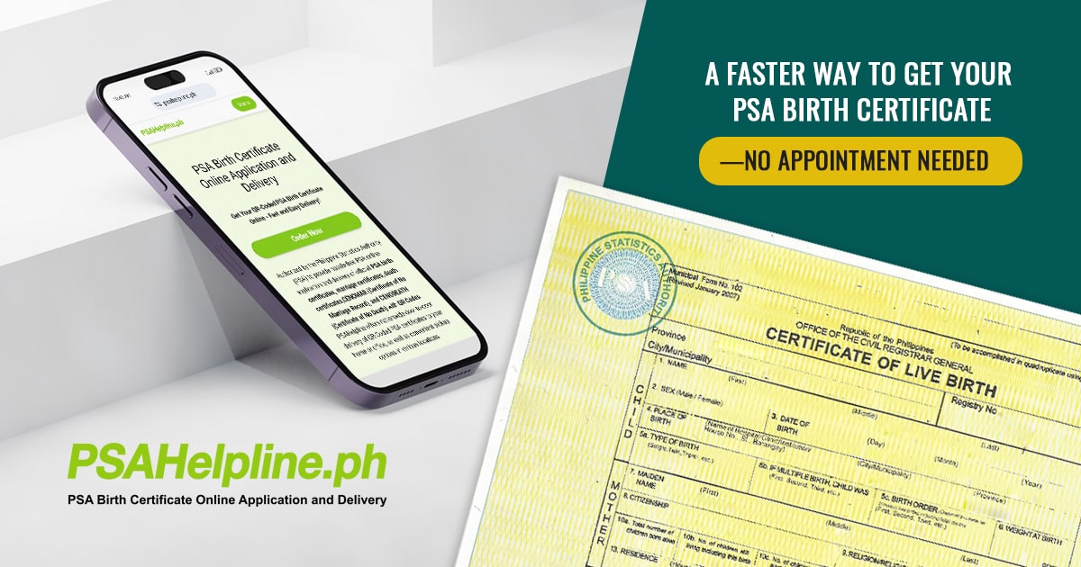 PSA Delivery | No PSA Online Appointment Needed