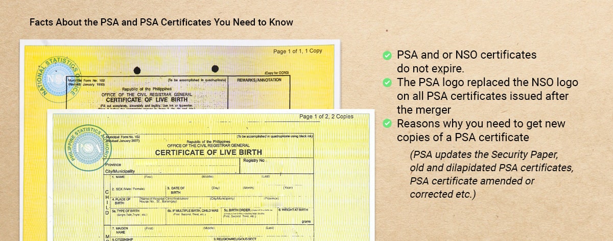 Facts About The PSA And PSA birth certificates 2022 