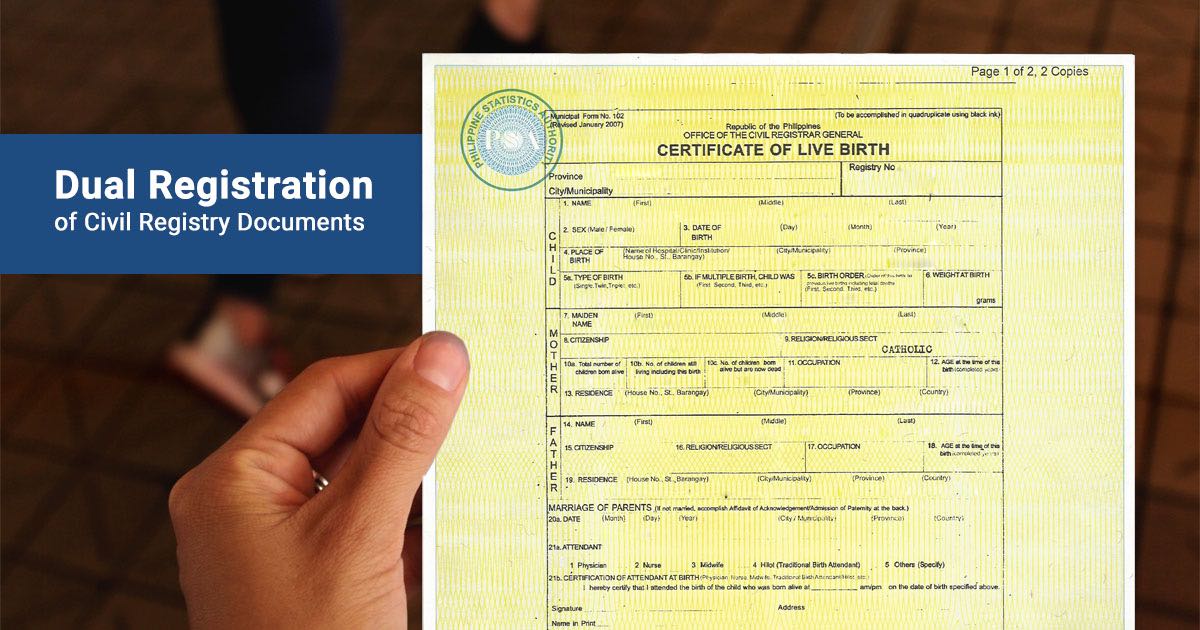 The Problem With Dual Registration Of Civil Registry Documents The Problem With Dual Registration Of Civil Registry Documents