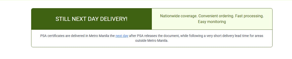 PSA Online: Order PSA Birth, Marriage, Death Certificates