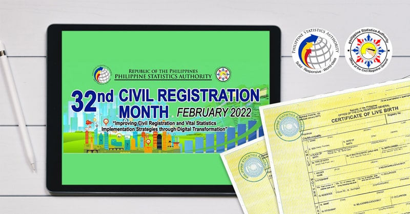PSA Celebrates the 32nd Civil Registration Month | PSAHelpline.ph