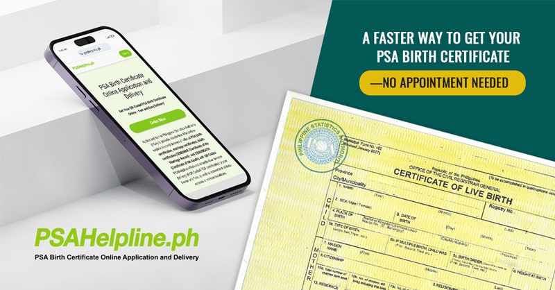 PSA Delivery | No PSA Online Appointment Needed