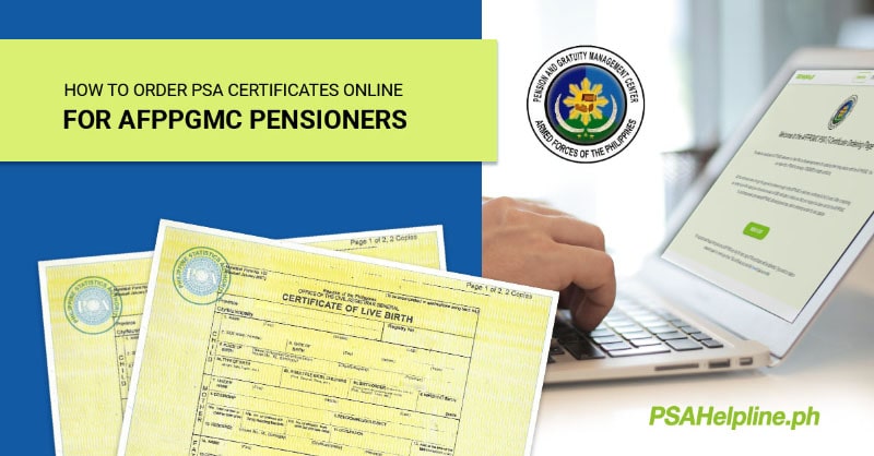 AFP Pensioner's Online PSA E-Cert Guide