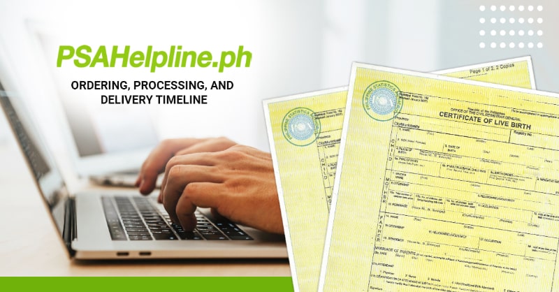PSAHelpline Delivery & Ordering Timeline