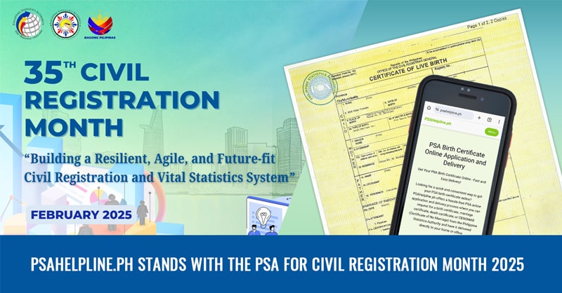 PSA Civil Registration Month 2025