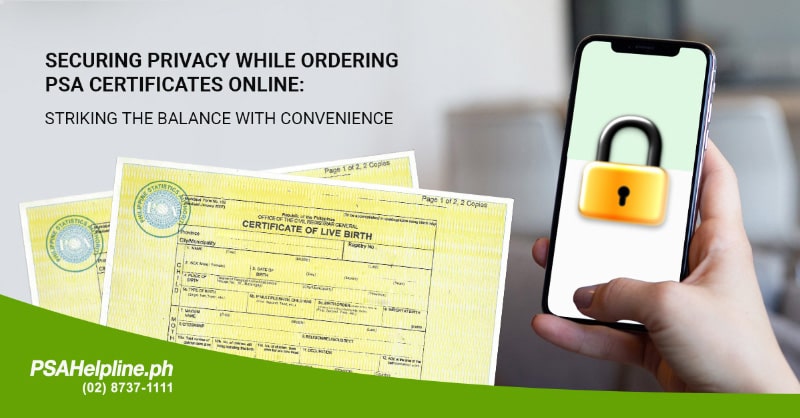 Securing Privacy While Ordering PSA Certificates Online