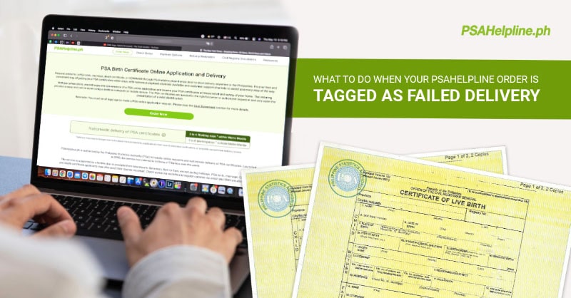 PSAHelpline Order is Tagged as Failed Delivery? Find Out What To Do