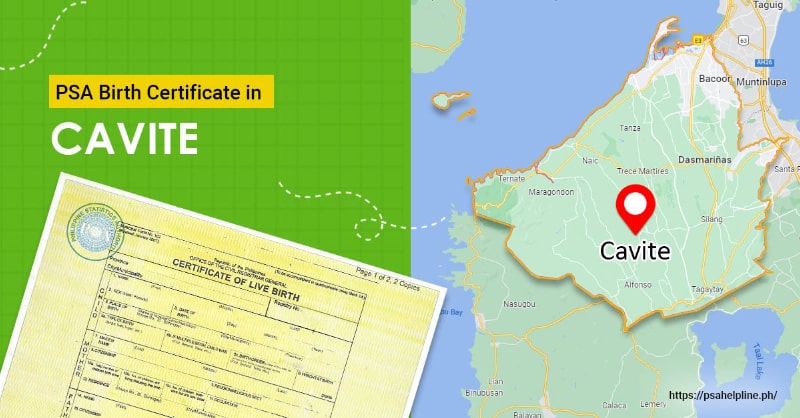 Find the nearest PSA CRS outlets in Cavite