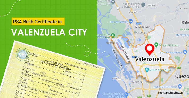 Find the nearest PSA CRS outlets in Valenzuela