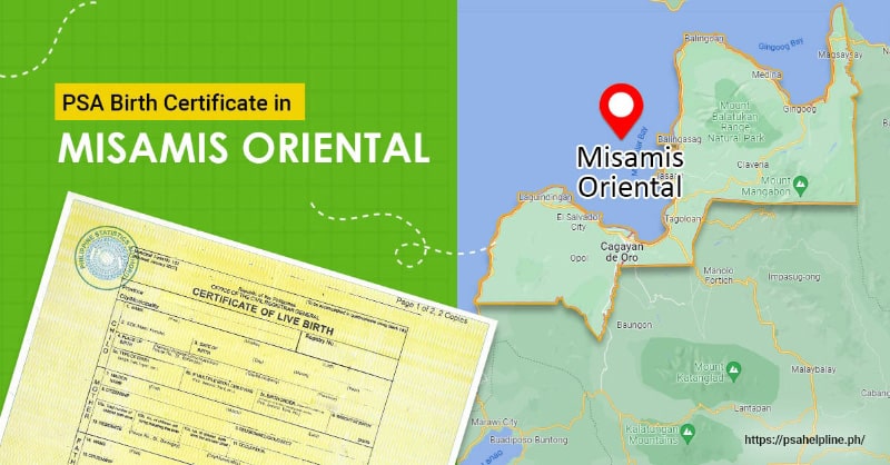 Find the nearest PSA CRS outlets in Misamis Oriental