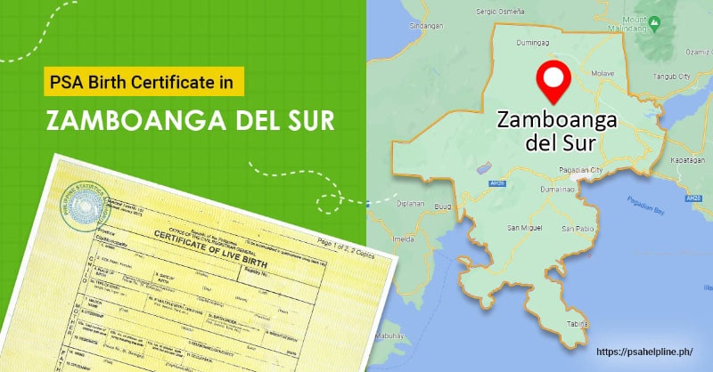 Find the nearest PSA CRS outlets in Zamboanga del Sur